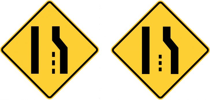 Lane Ends, Merge Left: Redesigning the W4-2 Road Sign to End Confusion ...