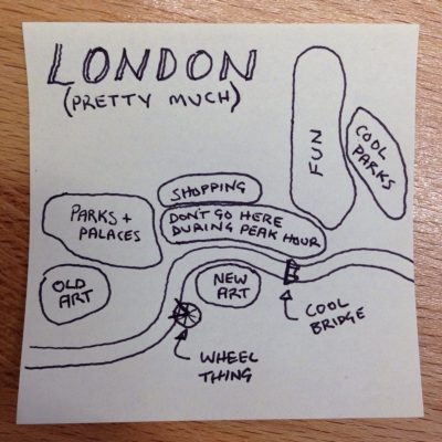 Post-It Urbanism: Cosmopolitan Universals Collide in this "Map of Every ...