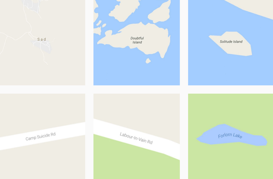 Sad Topographies: A Collection of Dismal Places to Go When Feeling Low ...