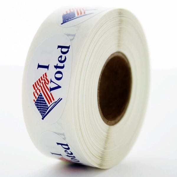I Voted: A Brief (and Contested) History of Election Day Stickers in ...