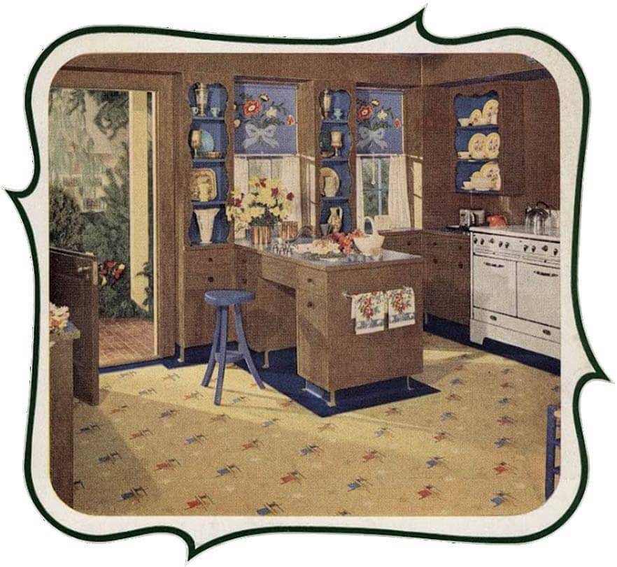 That 70s Floor: The Designers Behind a Familiar Vintage Kitchen Pattern ...